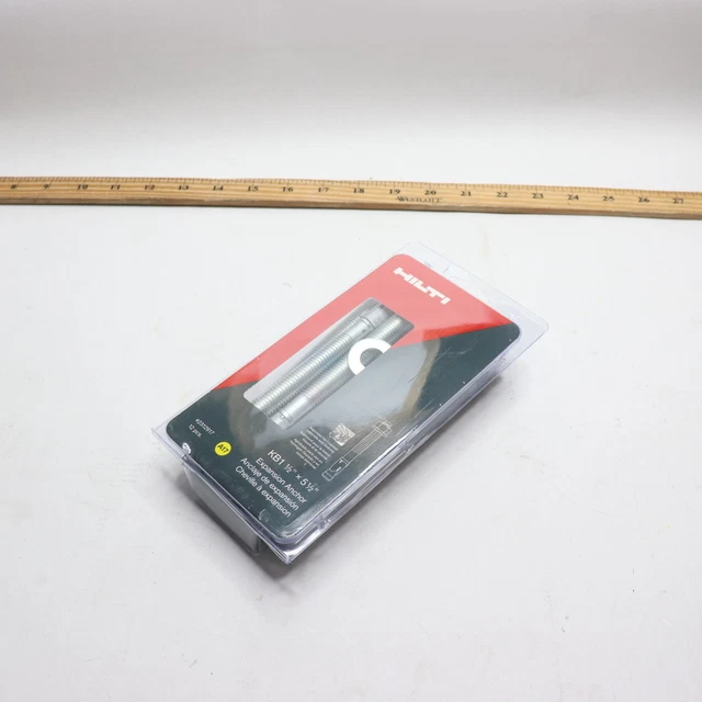 (12-PK) HILTI KWIK Bolt 1 Long Thread Concrete Wedge Anchor Carbon ...