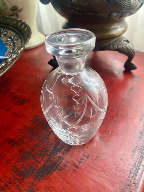 ANCIEN PETIT FLACON Burette En Cristal Marqué Saint Louis France EUR 28 ...