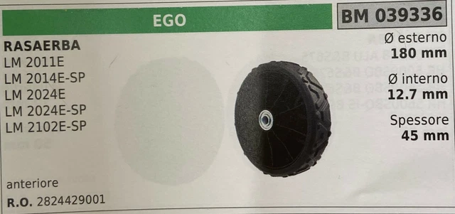 ROUE TONDEUSE BRUMAR Ego BM039336 EUR 20,66 - PicClick FR