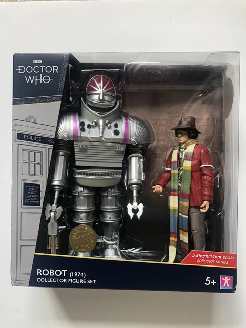 DOCTOR WHO - Fourth Doctor Tom Baker & K1 ROBOT 1974 Collector Figure ...
