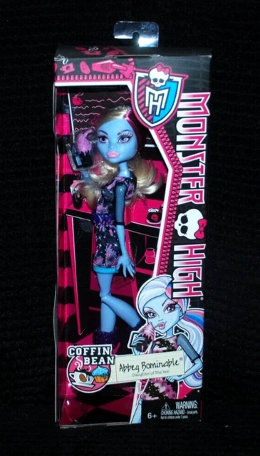 MONSTER HIGH COFFIN Bean Abbey Bominable Doll - Daughter of the Yeti ...