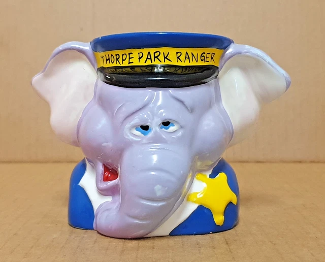 RARE THORPE PARK RANGER - MR ELEPHANT 3D CHARACTER MUG - Mascot £44.95 ...