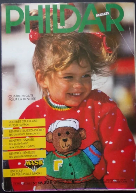 CATALOGUE ANCIEN LAINE tricot PHILDAR n° 148 enfants - 1987 EUR 5,00 - PicClick FR