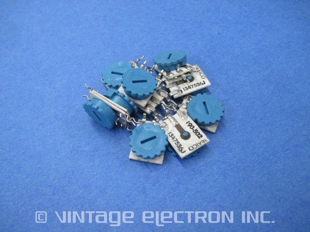 (10) NOS DYNACO Linear Trim Pot (Variable Resistor) 5K Ohm P/N 190-502 ...
