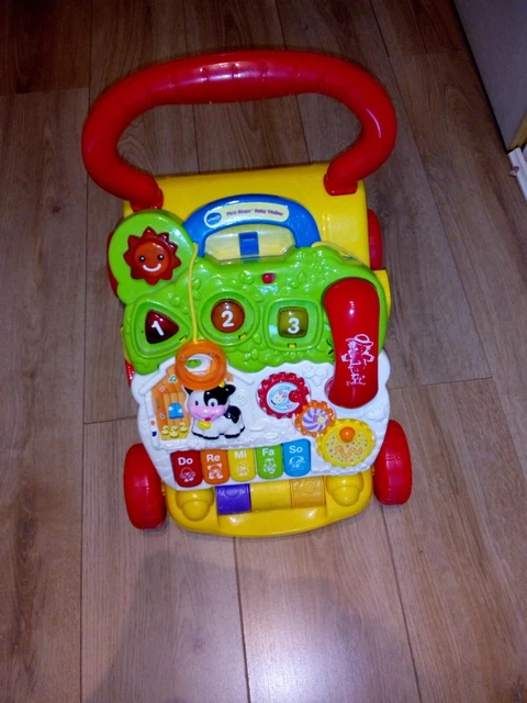 VTECH FIRST STEPS BABY WALKER Farmyard themed VTech 505603 used £10.00 ...