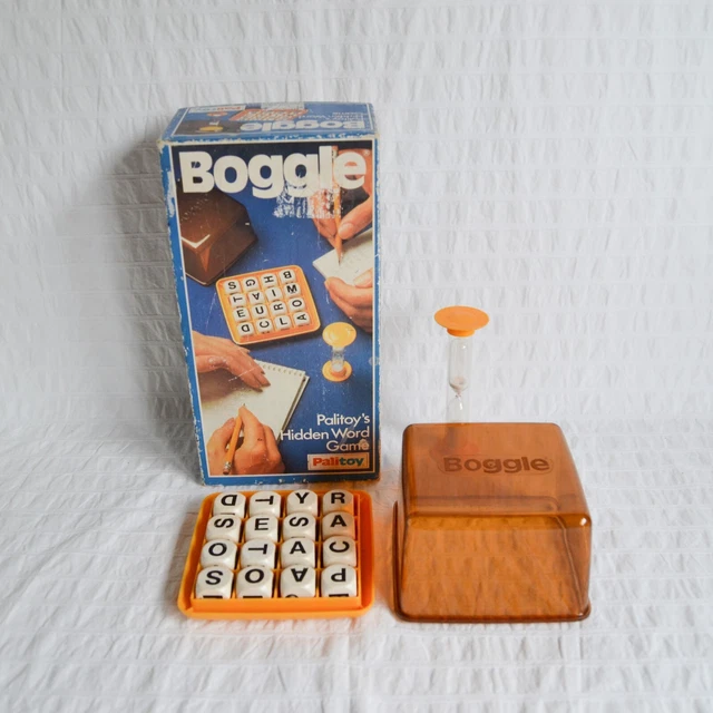 VINTAGE BOGGLE GAME 1976 Palitoy Hidden Word Game 1970s Complete £6.99 ...