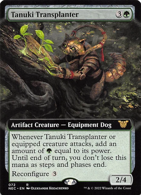 MAGIC TANUKI TRANSPLANTER Commander: Kamigawa: Neon Dynastie Extended ...