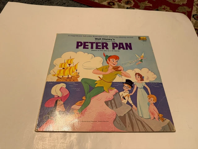 WALT DISNEY STORY And Songs From PETER PAN 1969 Record Album 3910 LP Book £22.16 - PicClick UK