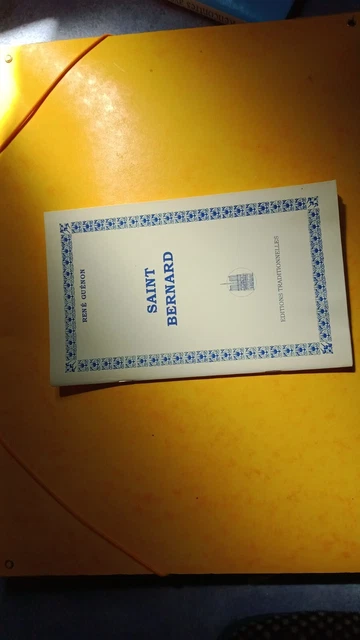 RENÉ GUÉNON, SAINT-BERNARD, éditions Traditionnelles EUR 16,30 - PicClick FR
