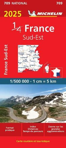 SOUTHEASTERN FRANCE 2025 - Michelin National Map 709: Map by Michelin ...