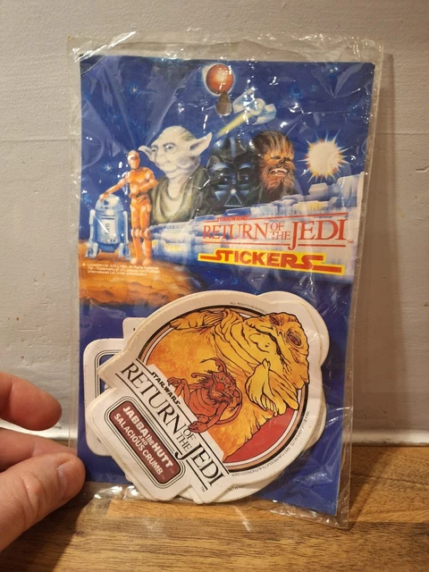 1983 STAR WARS Return of the Jedi Stickers - Vintage Retro 1980s Movie ...