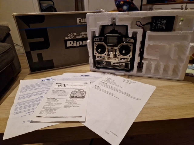 RC PLANE TRANSMITTER Futaba T6X Ripmax 50th Anniversary Special Limited ...