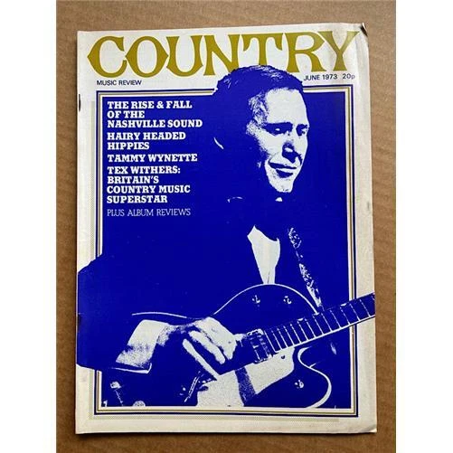 CHET ATKINS COUNTRY MUSIC REVIEW MAGAZINE JUNE 1973 - CHET ATKINS (no ...