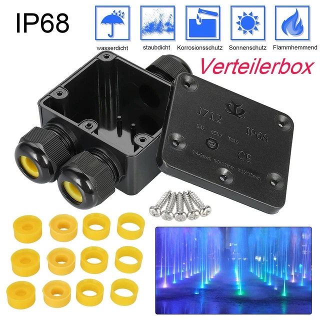 ABZWEIGDOSEN VERTEILERDOSE ABZWEIGKASTEN Feuchtraum Wasserdicht Aufputz ...