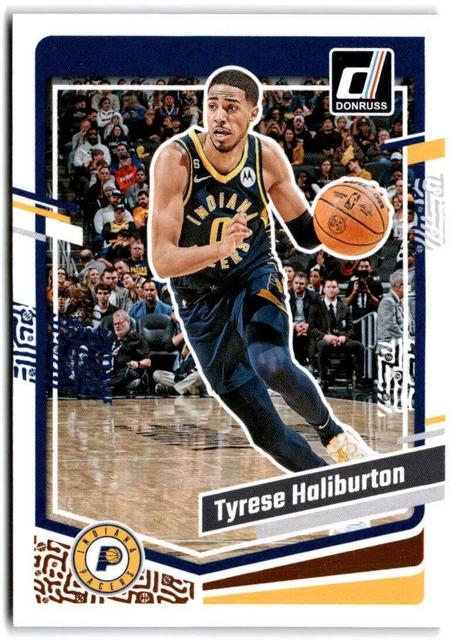 2023-24 DONRUSS #8 TYRESE HALIBURTON Indiana Pacers Basketball EUR 5,57 ...