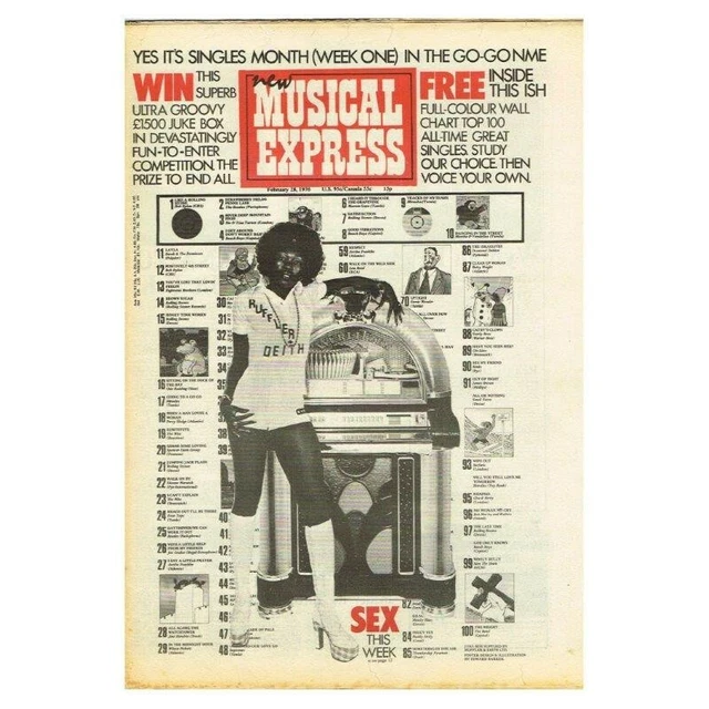 NEW MUSICAL EXPRESS NME Magazine February 28 1976 npbox137 Sex This ...