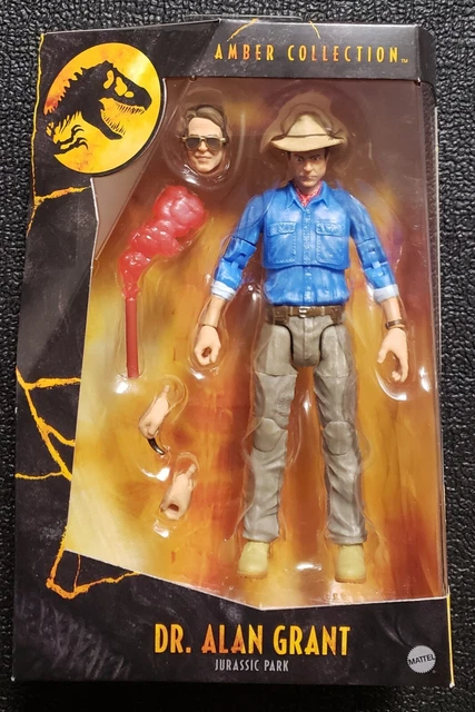 FIGURINE ARTICULÉE MATTEL Dr. Alan Grant Jurassic World Park Amber ...