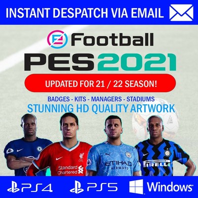EFOOTBALL PES 2021 Option File - 21/22 SEASON & KITS & TRANSFERS -PS4 ...