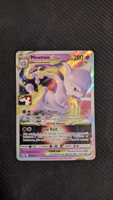 POKÉMON TCG MEWTWO Vstar Prize Pack Series 3 031/078 Holo Ultra Rare EUR 9,08 - PicClick FR