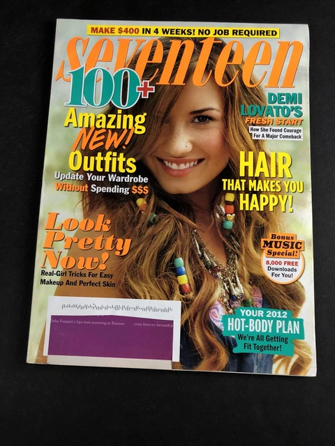 SEVENTEEN MAGAZINE FEBRUARY Issue 2012 Demi Lovato Cut Cover Willow ...