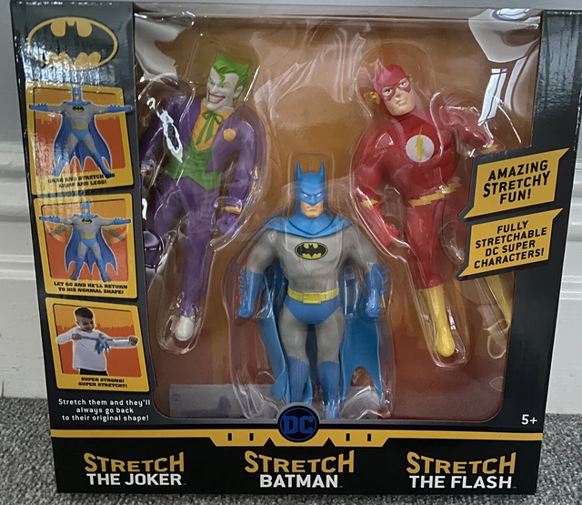 DC STRETCH THE Joker, Batman And The Flash 3 pack. New Sealed - Fast ...