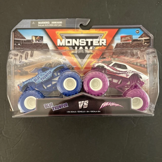 MONSTER JAM TRUCKS Blue Thunder Vs Full Charge Série 25 True Metal EUR ...