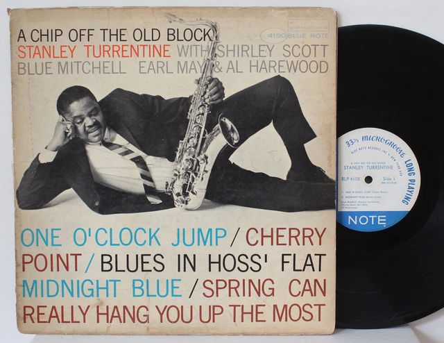 STANLEY TURRENTINE LP “Chip Off The Old Block” Blue Note 4150 ~ NY, RVG ...