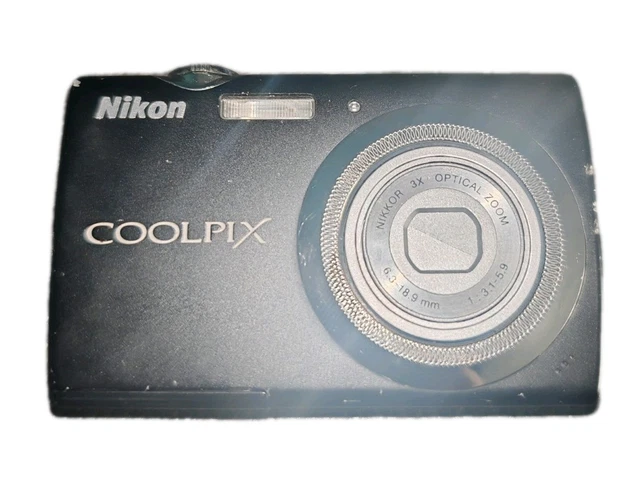 NIKON COOLPIX S230 10MP Digital Camera UNTESTED,Battery,No Charger ...