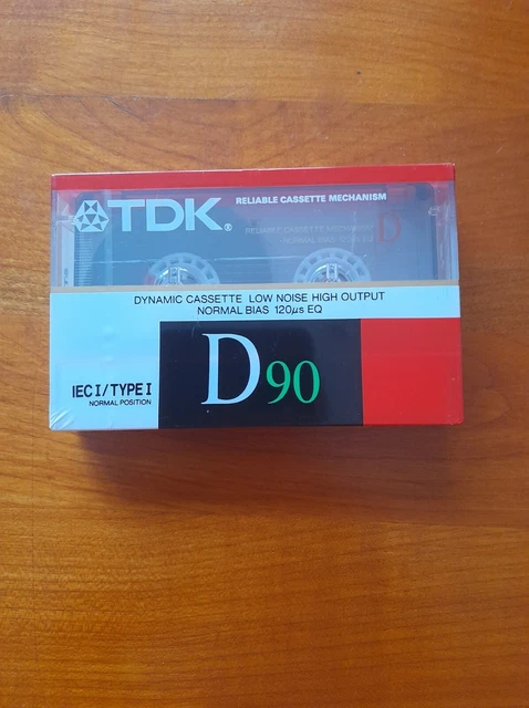 CASSETTE VIERGE TDK D90 IEC/TYPE I cassette EUR 7,95 - PicClick FR