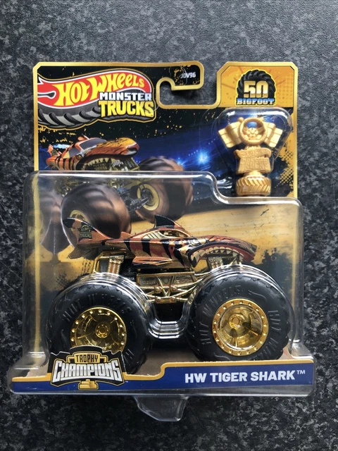 HOT WHEELS MONSTER Trucks 50 Bigfoot HW Tiger Shark £15.99 - PicClick UK