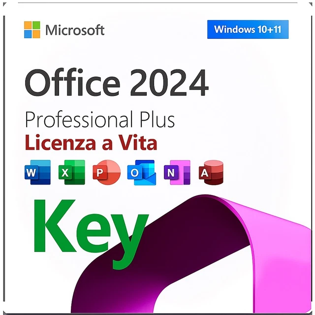 MICROSOFT OFFICE 2024 Professional Plus - 1pc - Via Mail - Originale EUR 18,29 - PicClick IT