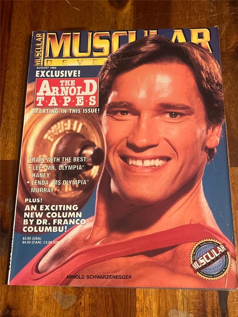 MUSCULAR DEVELOPMENT BODYBUILDING muscle magazine ARNOLD SCHWARZENEGGER ...