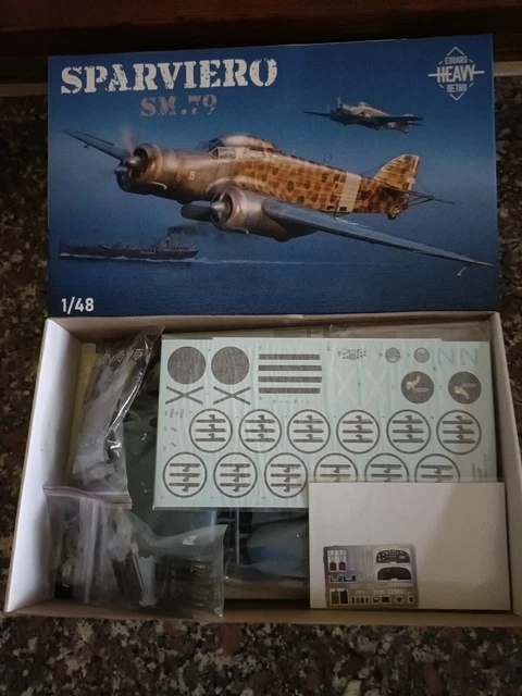 SAVOIA MARCHETTI SM.79 Sparviero Eduard 1/48 EUR 40,00 - PicClick IT