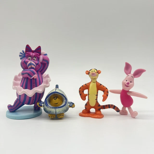 DISNEY WINNIE THE Pooh Figure Toy Set Of 4 Tigger Piglet Fish Pooh ...