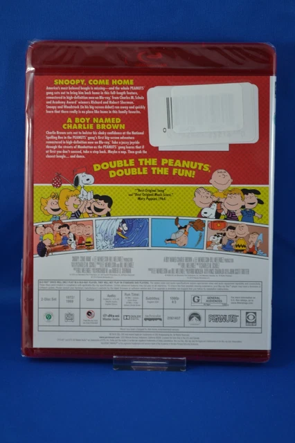 PEANUTS DOUBLE FEATURE Snoopy, Come Home / A Boy Named Charlie Brown ...