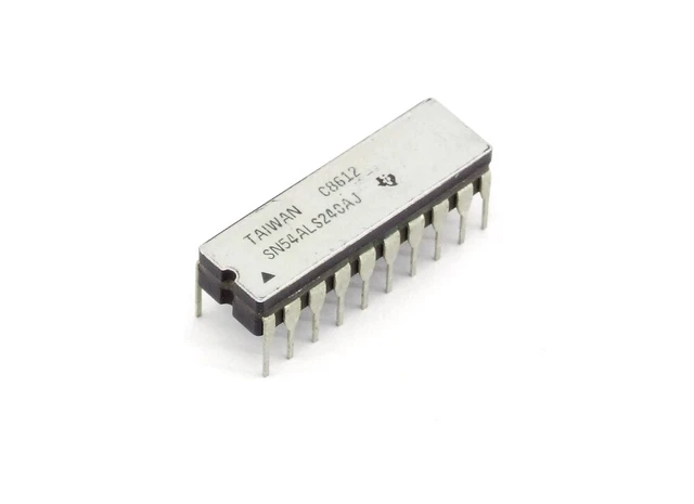 TEXAS INSTRUMENTS SN54ALS240AJ Oktal-Puffer/Driver 4-Bit Ottale Buffer ...