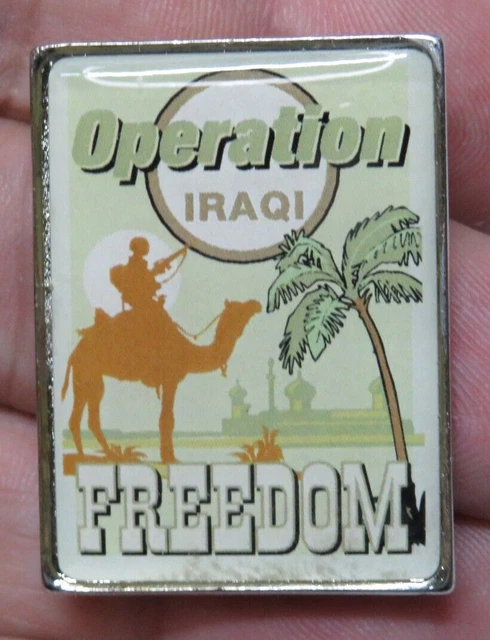 VINTAGE OPERATION IRAQI Freedom War Military Pins rare $24.30 - PicClick