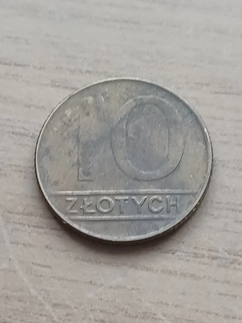 POLAND, POLISH PRL old coin, 10 zl zlotych, Zlote 1990 £1.00 - PicClick UK