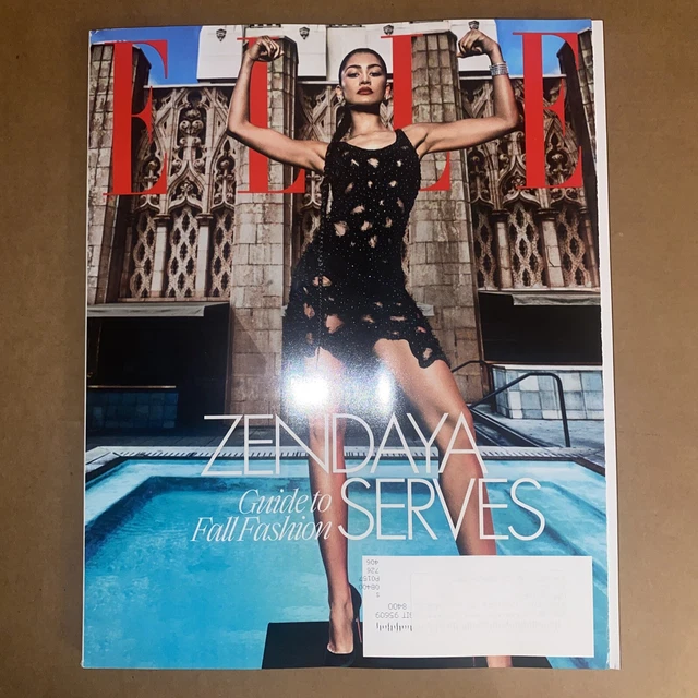 ELLE MAGAZINE SEPTEMBER 2023 Zendaya Serves Guide To Fall Fashion 222 ...