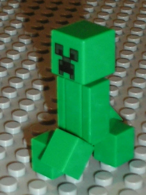 LEGO MINECRAFT CHARACTER Minifig CREEPER ref min012 / Set 21115 21147 ...