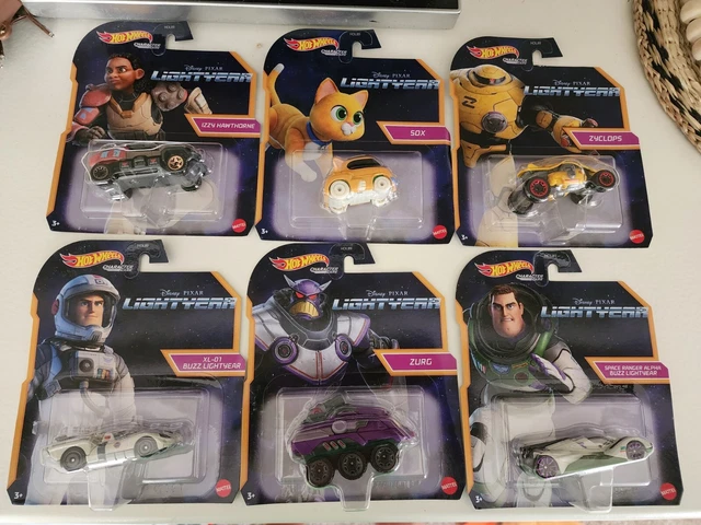 NEW HOT WHEELS Disney Pixar LIGHTYEAR Character Cars Complete Set Of 6 ...