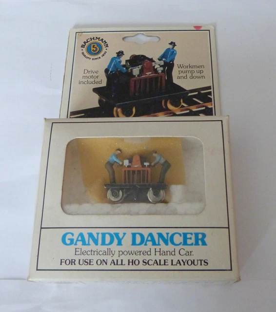 MOTORISED RAIL HAND Pump Trolley - Bachmann Gandy Dancer - OO or HO ...