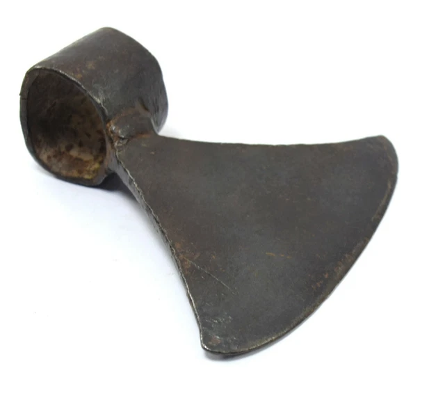 RARE ANTIQUE BLACKSMITHS Forged Axe Head Original Indian collectible ...
