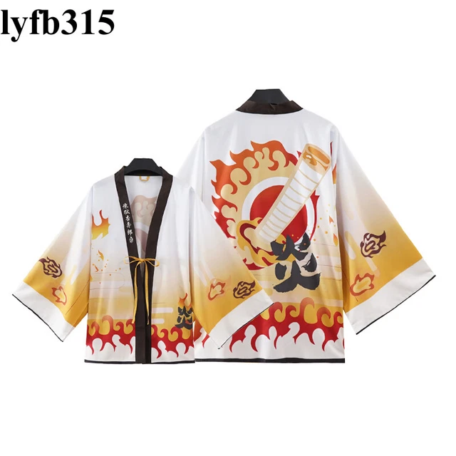 TOP DI PROTEZIONE solare unisex Rengoku Kyoujurou Kimetsu no Yaiba ...