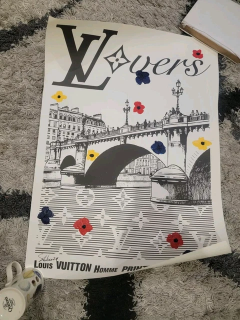 LOUIS VUITTON LV LOVERS Limited Edition Poster Printemps-Ete 2024 £60. ...