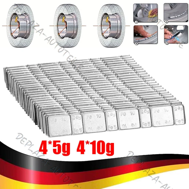 AUSWUCHTGEWICHTE 4X (5G+10G) Klebegewichte 6KG Rounded Slim 60g Wuchtgewichte DE EUR 21,99 ...