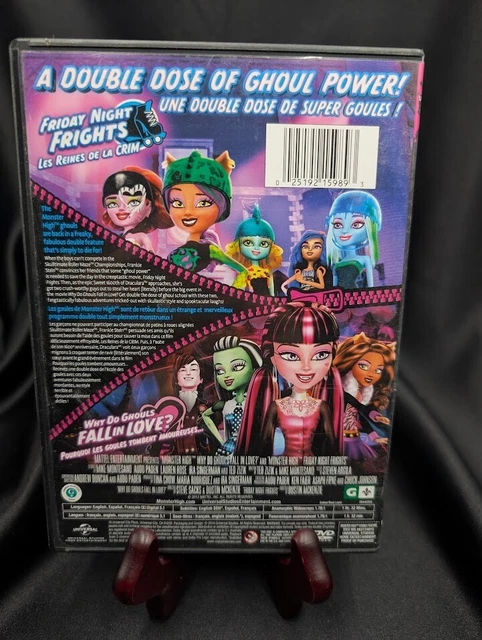 MONSTER HIGH DOUBLE Feature DVD Friday Night Frights/Why Do Ghouls Fall ...