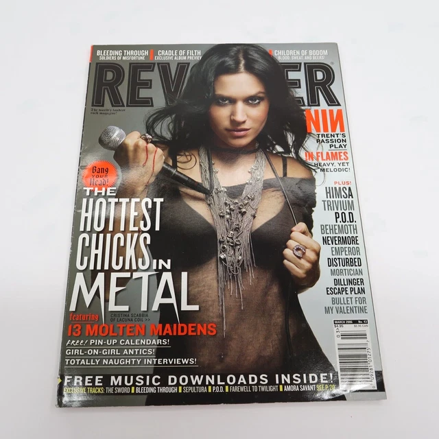 REVOLVER MAGAZINE MARCH 2006 Issue 43 Hottest Chicks In Metal With ...