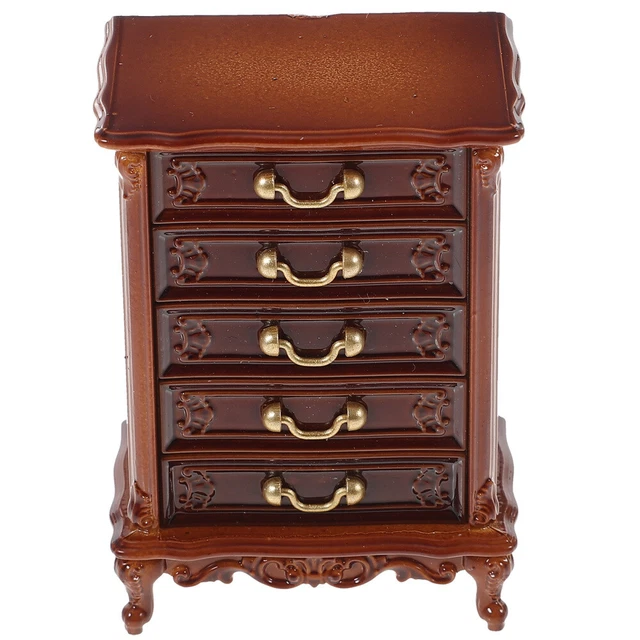 MINI COMMODE EN Bois Enfant Meubles Maison Poupée Miniature EUR 8,25 - PicClick FR