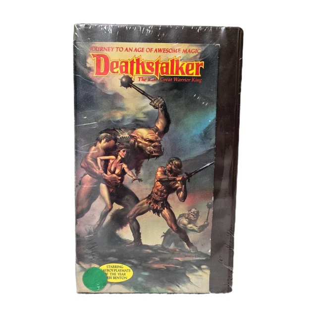 DEATHSTALKER (VHS, 1984, Vestron) Barbi Benton, Rick Hill, Richard ...